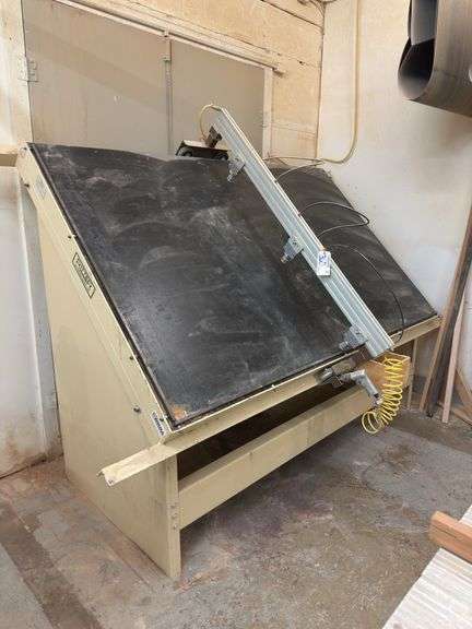 Ritter R215E/A -pneumatic 5’ x 8’ Face Frame assembly table - 3 ...