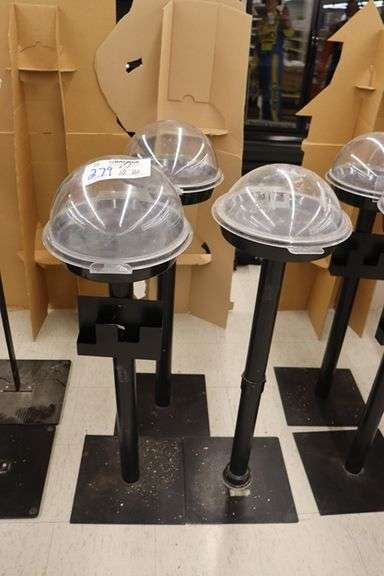 Times 3 - 12" Round acrylic dome sample dispenser - Backes Commercial ...