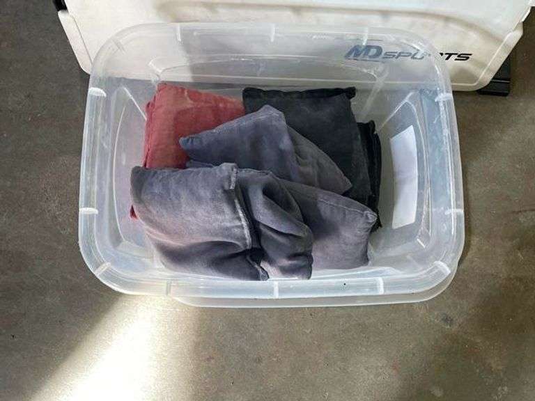 Times 3 - Sets of MD Sports poly fold up bag boards with some bags ...