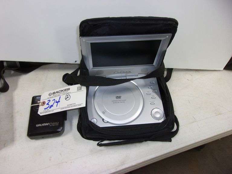 Walkman and DVD player - Backes Commercial Auctioneers