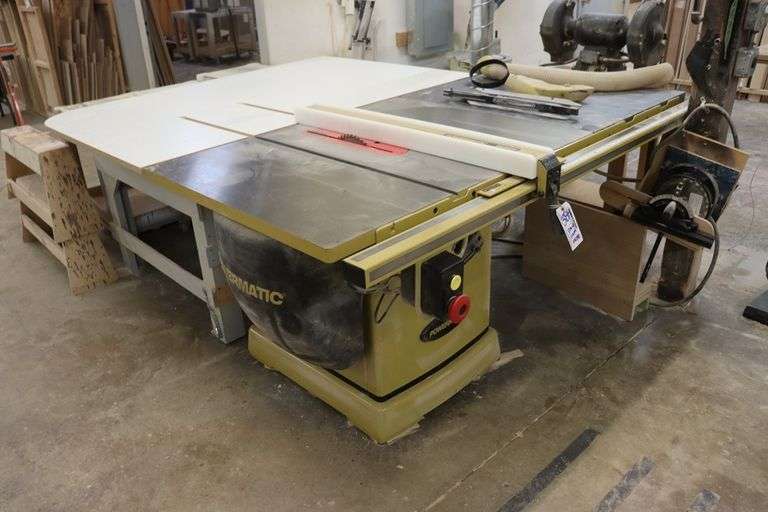 Powermatic PM3000B commercial 10" table saw with Power Matic Accu-Fence ...