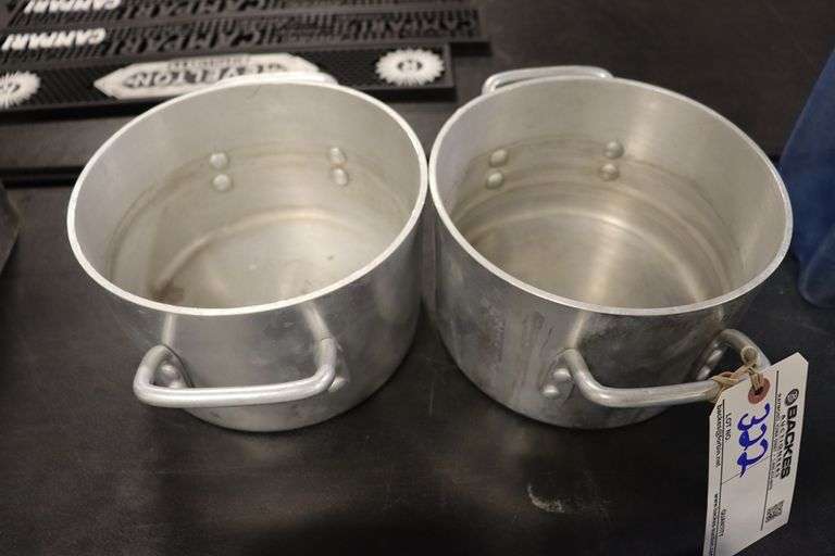 Times 2 - 5 Quart heavy duty sauce pans - no lids - Backes Commercial ...