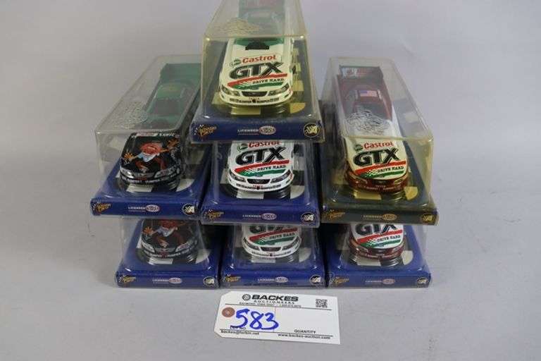All to go - 7 Winner's Circle Funny car die cast cars in clear boxes ...