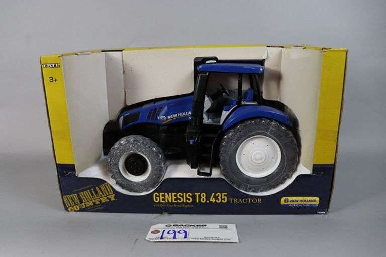 Ertl New Holland Genesis T8.435 die cast tractor in box - 1/16 scale - 13840 - Backes Commercial ...
