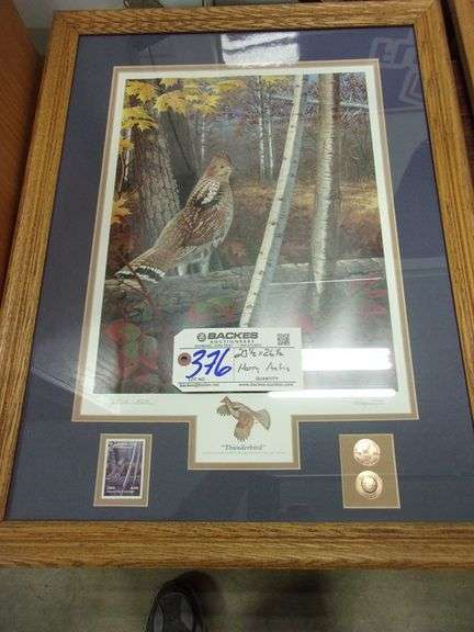 20 1/2" x 26 1/2" Thunderbird print by Harry Antis - Backes Commercial ...