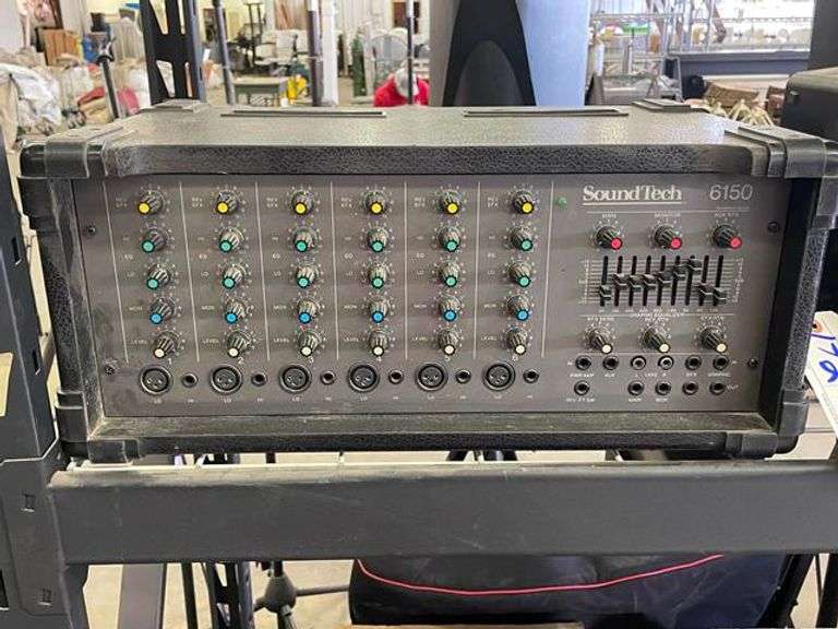 Sound Tech 6150 power mixer - Backes Commercial Auctioneers