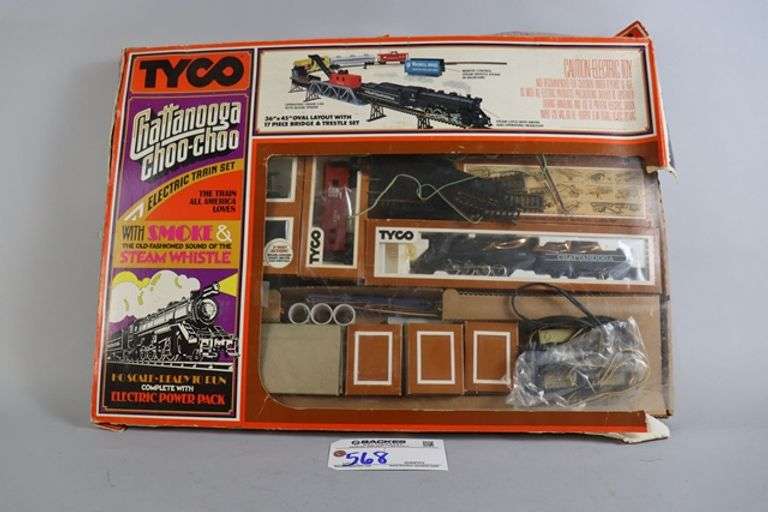 Tyco Chattanooga Choo-Choo electric Train Set with Smoke and Whistle ...