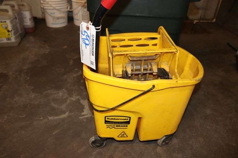 Mop bucket & wet floor signs - Backes Commercial Auctioneers