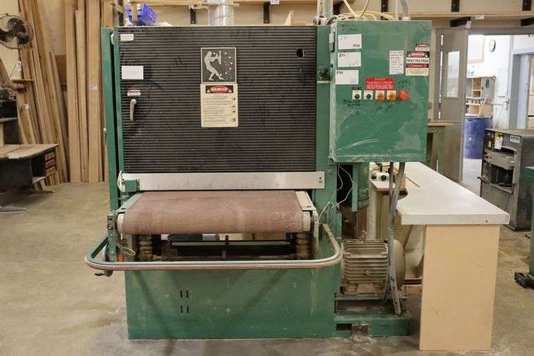 Time Saver 1374-HP75 wide belt/single belt 36” conveyor sander -230/480 ...
