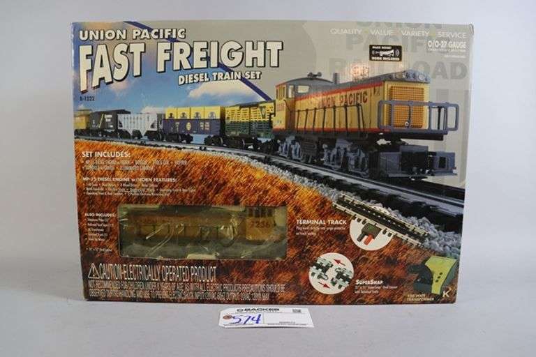 K-Line Union Pacific Fast Freight Diesel Train Set - O/O27 gauge - K-1222 - view pictures to ...