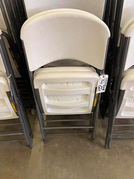 Times 24 - Lifetime 2804 heavy duty poly fold up banquet chairs with ...