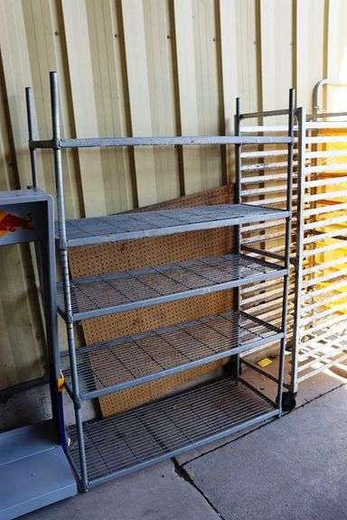 18" x 48" Wire wall rack & Red Bull display rack - Backes Commercial ...