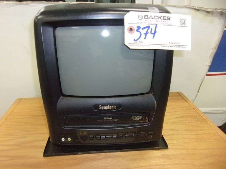 VHS TV combo - Backes Commercial Auctioneers