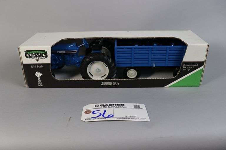 Country Classics by Scale Model Ford tractor with wagon - 1/16 scale ...