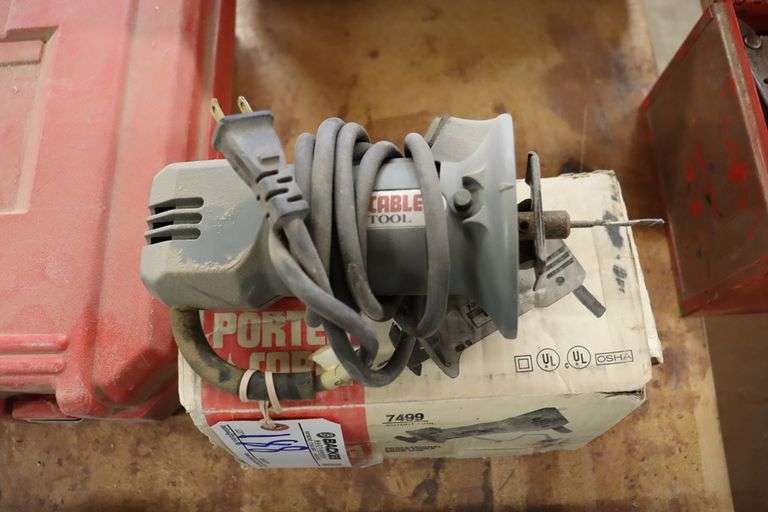Porter Cable 7499 cut out tool - Backes Commercial Auctioneers