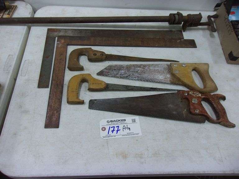 All to go clamp, saws and more - Backes Commercial Auctioneers