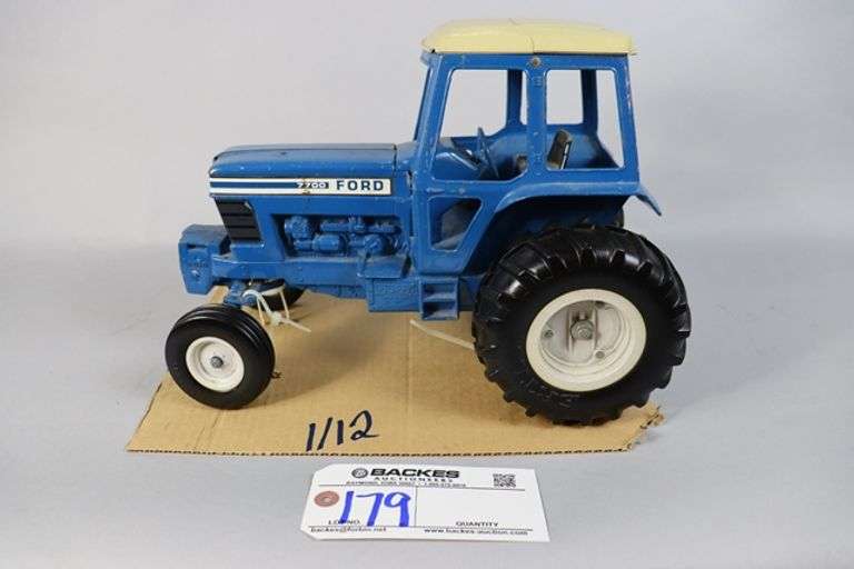 Ertl Ford 7700 die cast tractor with cab - no box - see pictures - no ...