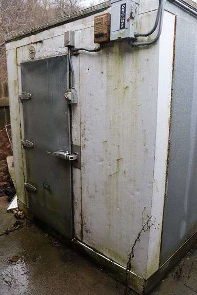7' x 9' x 87" tall walk in freezer with Bohn 2 fan evap & 208/220 volt ...