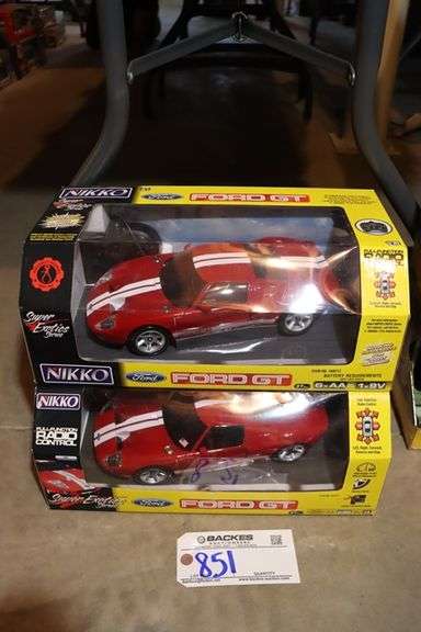 Pair to go - Nikko Ford GT cars in boxes - RC cars - Backes Commercial ...