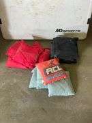 Times 2 - Sets of MD Sports poly fold up bag boards with some bags ...