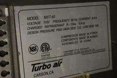 Turbo Chef MST60 sandwich prep table - 1 lid - 2 door - needs a good ...