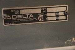 Delta model 43-375 shaper 230 volt, 1 phase w/ Delta 34-995 power feed ...