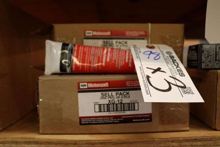Times 3 - Cases of Motorcraft XG-12 electrical grease tubes - Backes ...