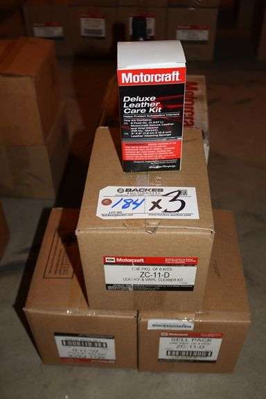 Times 3 - Cases of Motorcraft ZC-11-D leather & vinyl cleaner - Backes ...