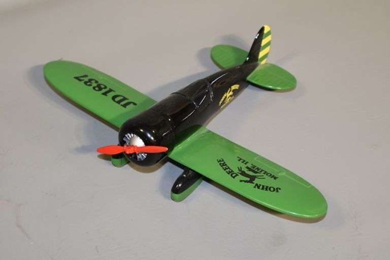 1992 Spec Cast John Deere Vintage airplane bank - Backes Commercial ...