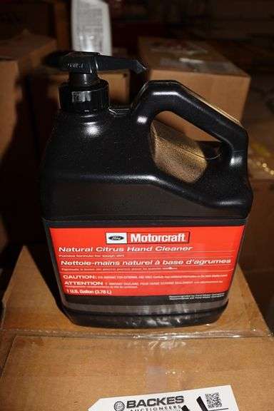 Times 4 - Cases of Motorcraft ZC-22 citrus hand cleaner - Backes ...