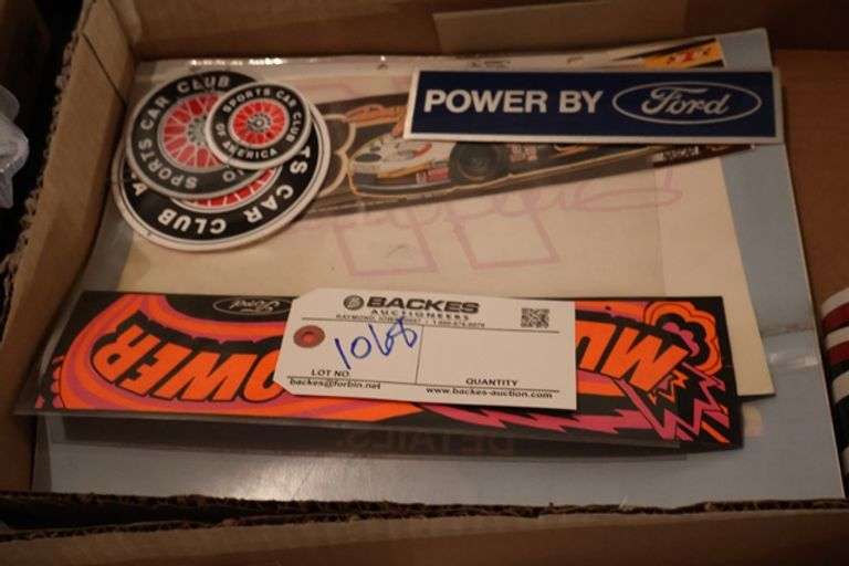 Box to go - Ford & Sports Car Club stickers & decals - Backes ...