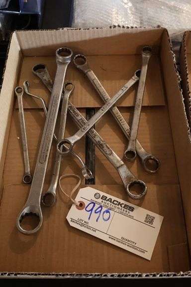 Box to go - Misc. box end off set wrenches - Backes Commercial Auctioneers