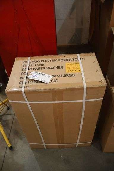 New in box - Chicago Electric Power Tools parts washer - model 57340 ...