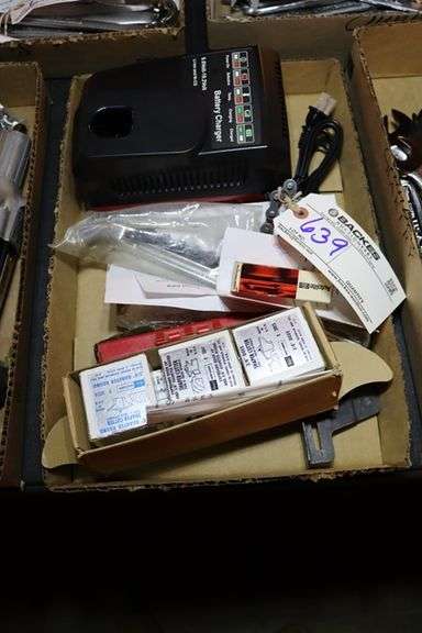Box flat to go - Battery charger, quarter round bits, & more - Backes ...
