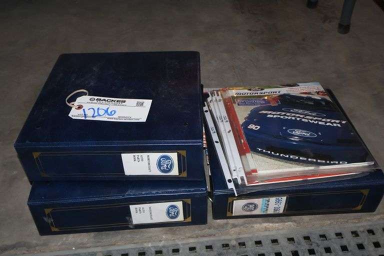 Binders - 3 Ford Motorcraft and Motorsport materials - Backes ...