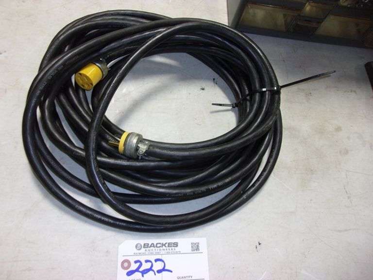 Heavy drop cord - Backes Commercial Auctioneers