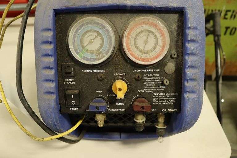 Mastercool 69110 refrigerant recovery system - untested - Backes ...