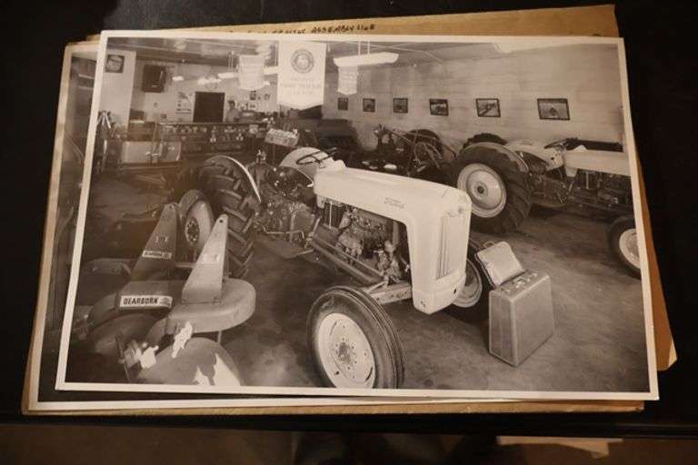 All to go - (3) 12" x 18" Ford tractor assembly line photos - Backes ...
