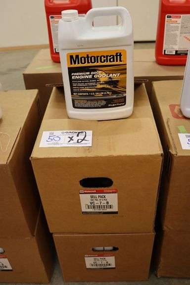 Times 2 - Cases of Motorcraft VC-7-B gold engine coolant - Backes ...
