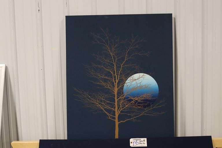 Set to go - fabric wall prints - 24" x 54" and 34" x 40" - Backes ...