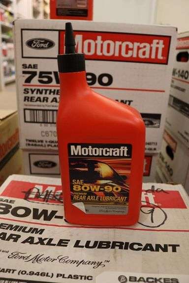 Case of Motorcraft SAE 80W-90 premium rear axle lubricant - Backes ...