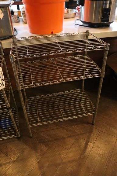 Times 2 - 12" x 24" chrome coated wire racks - Backes Commercial ...