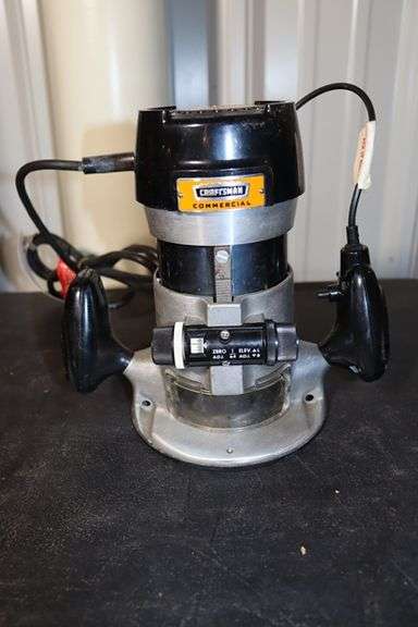 Craftsman 315.17380 electric router - Backes Commercial Auctioneers