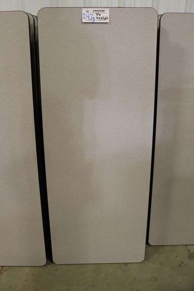 Times 6 - Hon 24" x 60" folding classroom banquet tables - Formica tops ...