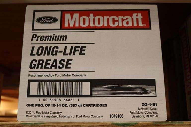 Times 3 - Cases of Motorcraft XG-1-EI grease cartridges - Backes ...