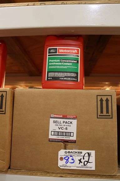 Times 2 - Cases of Motorcraft VC-5 premium concentrate antifreeze ...
