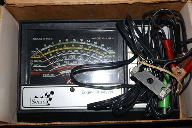 Sears engine analyzer - 28-2161 - Backes Commercial Auctioneers