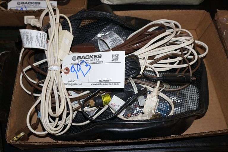 Box to go - Electrical drop cords - Backes Commercial Auctioneers