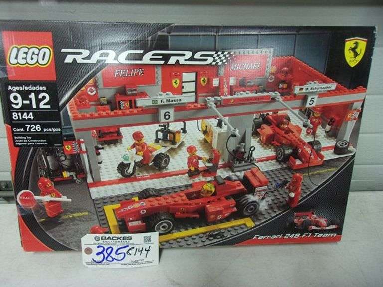 Lego #8144 Ferrari 248 F1 team - Backes Commercial Auctioneers