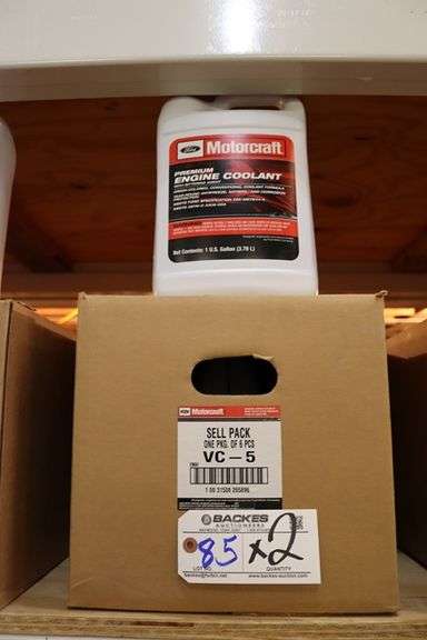 Times 2 - Cases of Motorcraft VC-5 premium engine coolant - Backes ...